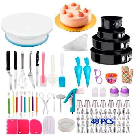 Набор для декора тортов кексов Cake Decorator, кондитерские инструменты ...