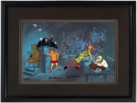Hakes Scooby Doo Witless For The Prosecution Framed Animation Cel