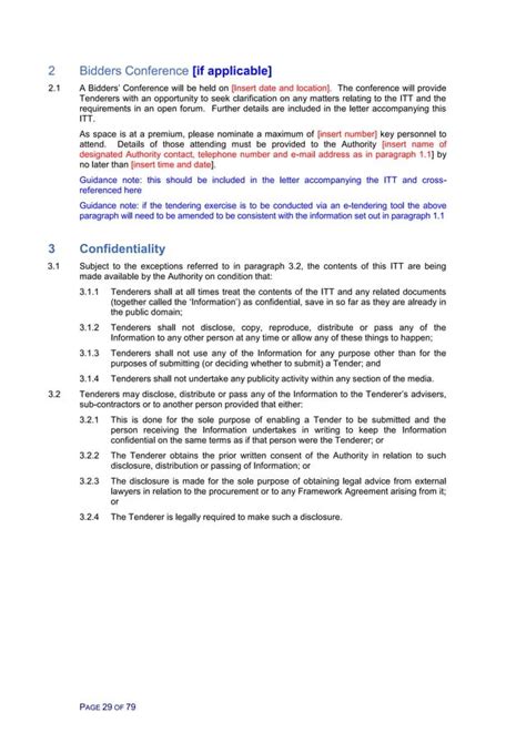 Ogc Itt Template 1 Pdf Law