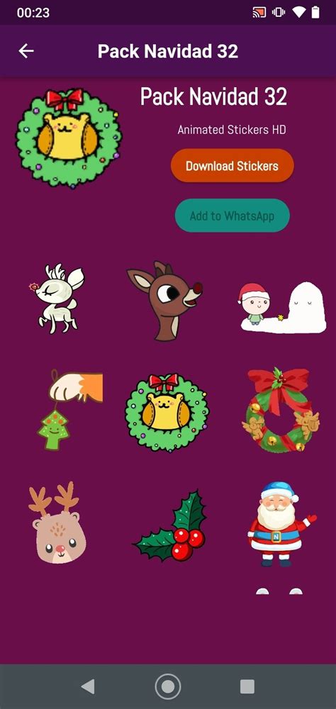Descargar Stickers Animados De Navidad 16 Apk Gratis Para Android