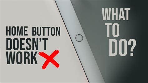 What To Do If The Homebutton On Your Ipad Doesn T Work Youtube