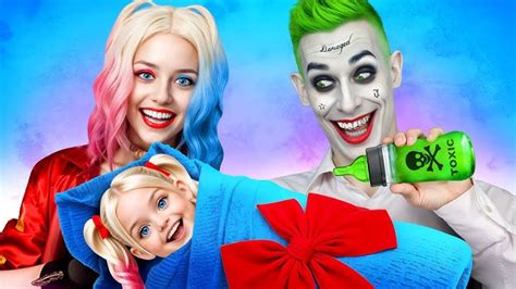 Harley Quinn Y El Joker Bebé
