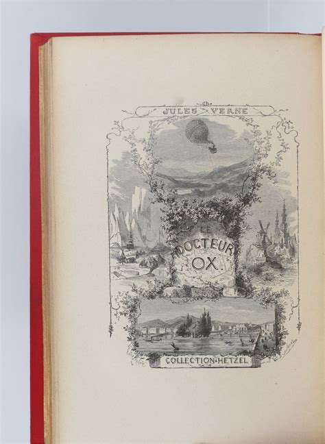 VERNE Le Tour Du Monde En 80 Jours Le Docteur Ox Edition Originale
