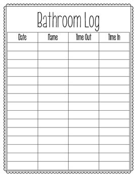 Bathroom Log School