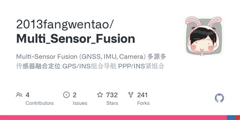 GitHub fangwentao Multi Sensor Fusion Multi Sensor Fusion GNSS IMU Camera 多源多传感器融合定位