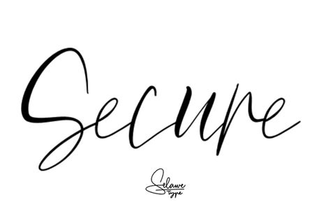 Secure Font By Harisprawoto · Creative Fabrica