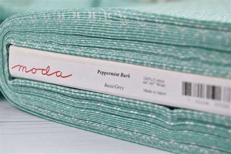Moda Peppermint Bark Fabric Turquoise By The Quarter Yard The Ornament Girl S Market