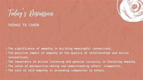 Nurturing Empathy The Key To Connection