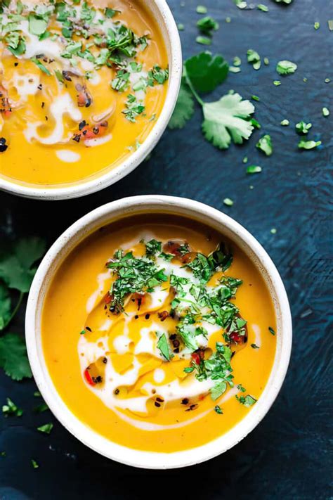 Easy Creamy Sweet Potato Coconut Soup • Salted Mint