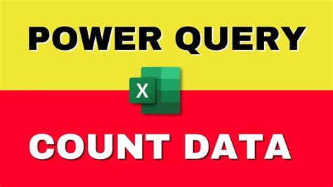 power query tutorial count function