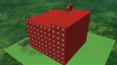 Numberblocks From One To One Billion In Minecraft Youtube