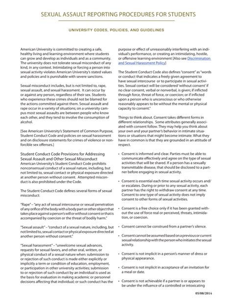 University Codes Policies And Guidelines