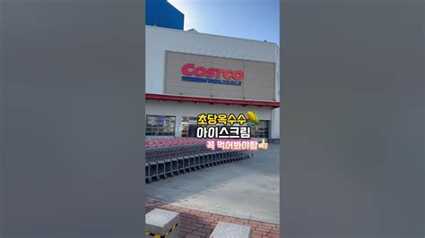 코스트코 신상 초당옥수수 아이스크림 꼭 먹어봐 단짠최고 초당옥수수 Youtube