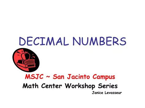 Ppt Decimal Numbers Powerpoint Presentation Free Download Id3198672