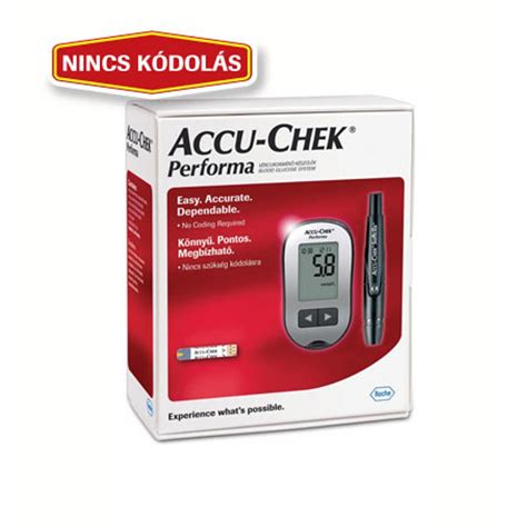 Accu Chek Performa Kit Vércukormérő Készülék