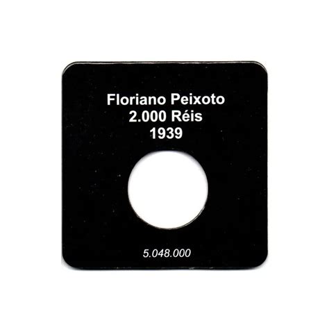 Numis Market Cartela Para Moeda 2000 Réis de 1939 Floriano Peixoto