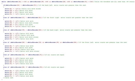 my motors won t stop moving in my encoder autonomous technical