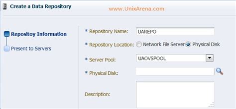 How To Create A Storage Repositories On Oracle Vm Unixarena
