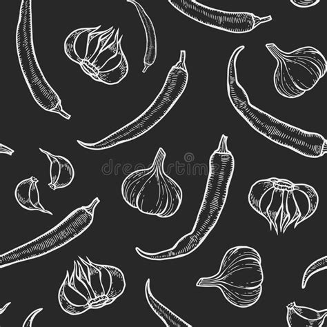 Chilli Pattern Background Stock Illustrations 3 217 Chilli Pattern Background Stock