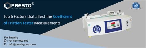 Affect The Coefficient Of Friction Tester Measurements