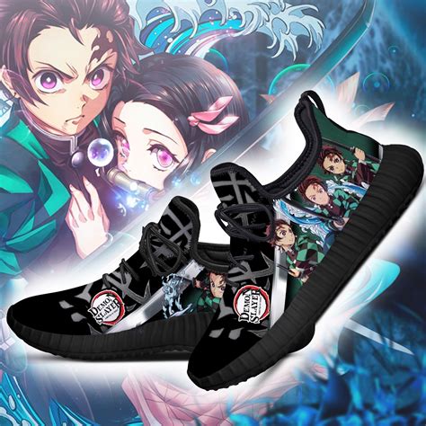 Kimetsu No Yaiba Store Tanjiro Reze Shoes Anime Shoes Official Tt04