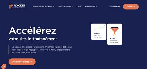 Wp Rocket Boostez La Vitesse De Votre Site Wordpress