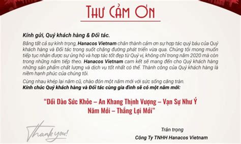 20 Mẫu Thư Cảm Ơn Nhà Tài Trợ Khách Hàng Quý Đối Tác Chi Tiết Nhất