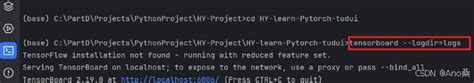 tensorboard配置及启动 启动tensorboard csdn博客