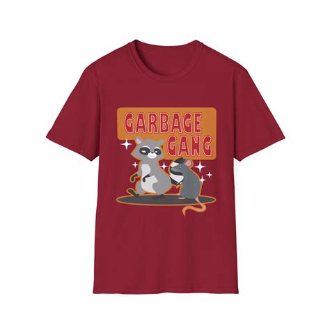 Funny Garbage Gang Opossum Raccoon Critters Men Women Backyard Street