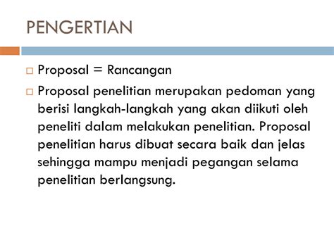 SOLUTION Ppt Proposal Penelitian Studypool