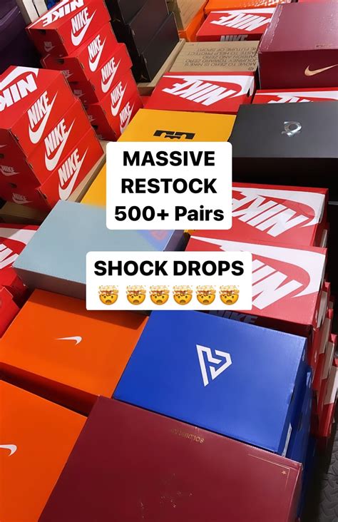 Whatnot Massive Restock 500 Pairs 🔥🔥🔥plus Shock Drops 🚨🚨 Livestream