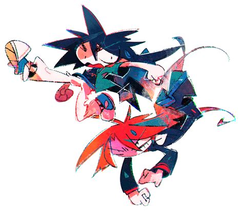 Safebooru 2boys Black Eyes Black Hair Black Jacket Black Pants Blue