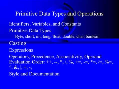 Variables
