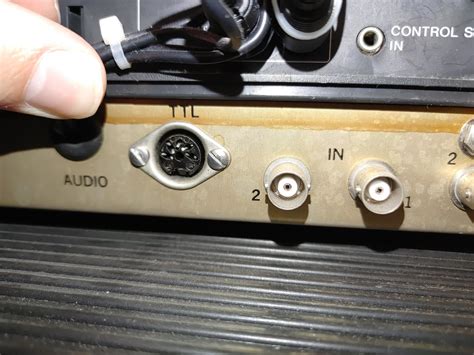 Does Anyone Know What This Ttl Connection Is On The Back Of This Vcr Rvhs