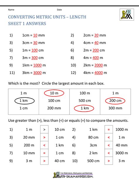 Convert Customary Units Problem Sheet