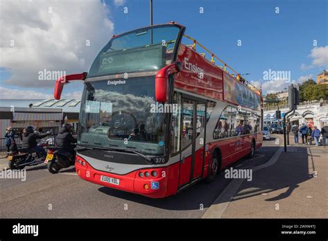 Seaside Service Open Top Bus At Southend Seafront Route 68 Southend