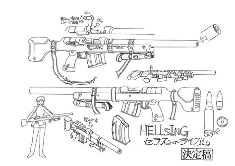 【hellsing地狱之歌】道具设定集 22p 哔哩哔哩
