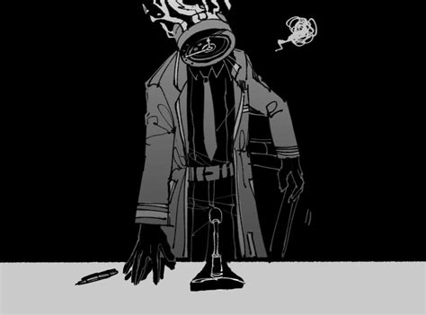 Safebooru 1other Chair Clock Dante Limbus Company Fire Gloves