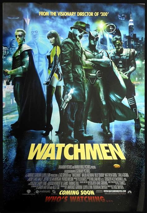 Watchmen Original One Sheet Movie Poster Marvel Superhero Moviemem