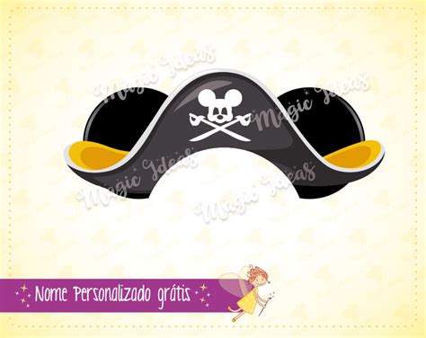 Orelhas Escotilha Mickey Pirata Elo7 Produtos Especiais