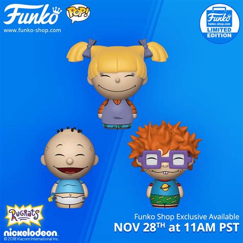 Funko Shop Exclusive Item Rugrats 3 Pack Dorbz