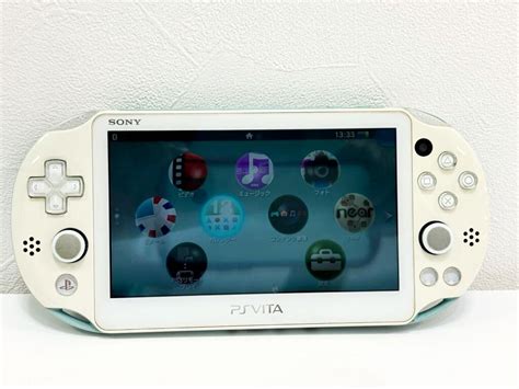 【傷や汚れあり】sony ソニー Psvita 本体 Pch 2000 ライムグリーン Playstation Vita プレイステーション