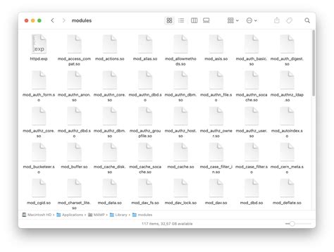 Mamp Macos Documentation Faq Which Apache Modules Are Included In