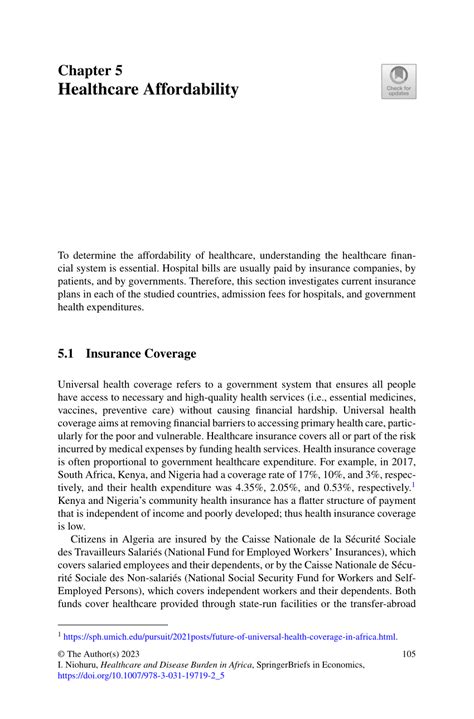 Pdf Healthcare Affordability