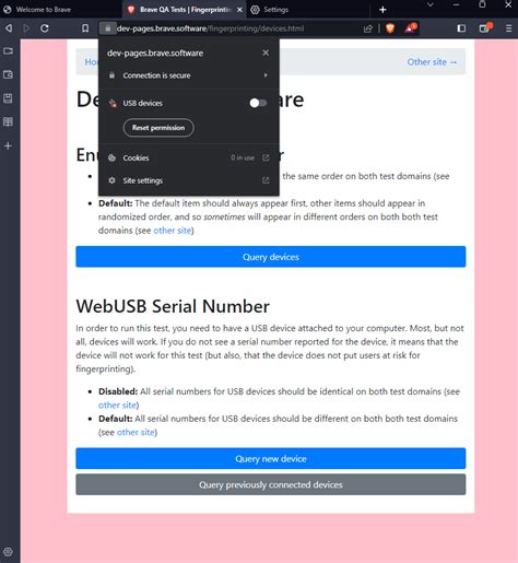 Remove Or Randomize Serial Numbers From WebUSB Accessible Devices