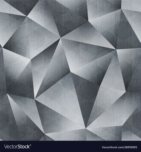Monochrome Grunge Triangle Pattern Royalty Free Vector Image