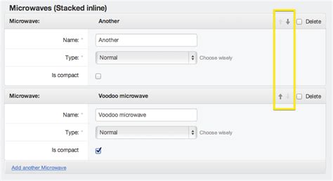 Sortables Django Suit Documentation