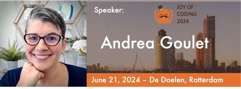 Joy Of Coding On Linkedin Joyofcoding2024 Speaker