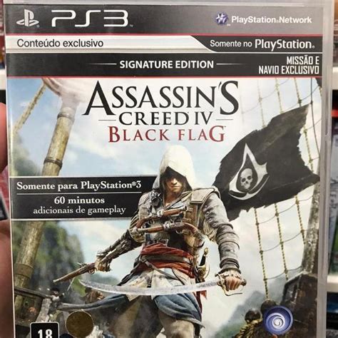 Jogo Assassins Creed Black Flag Ps3 Em Toledo Mg Clasf Jogos