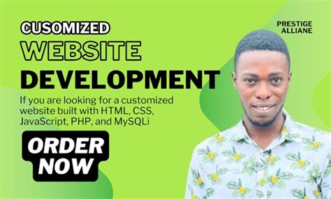 Design And Develop Custom Html Css Js Php Mysqli Website